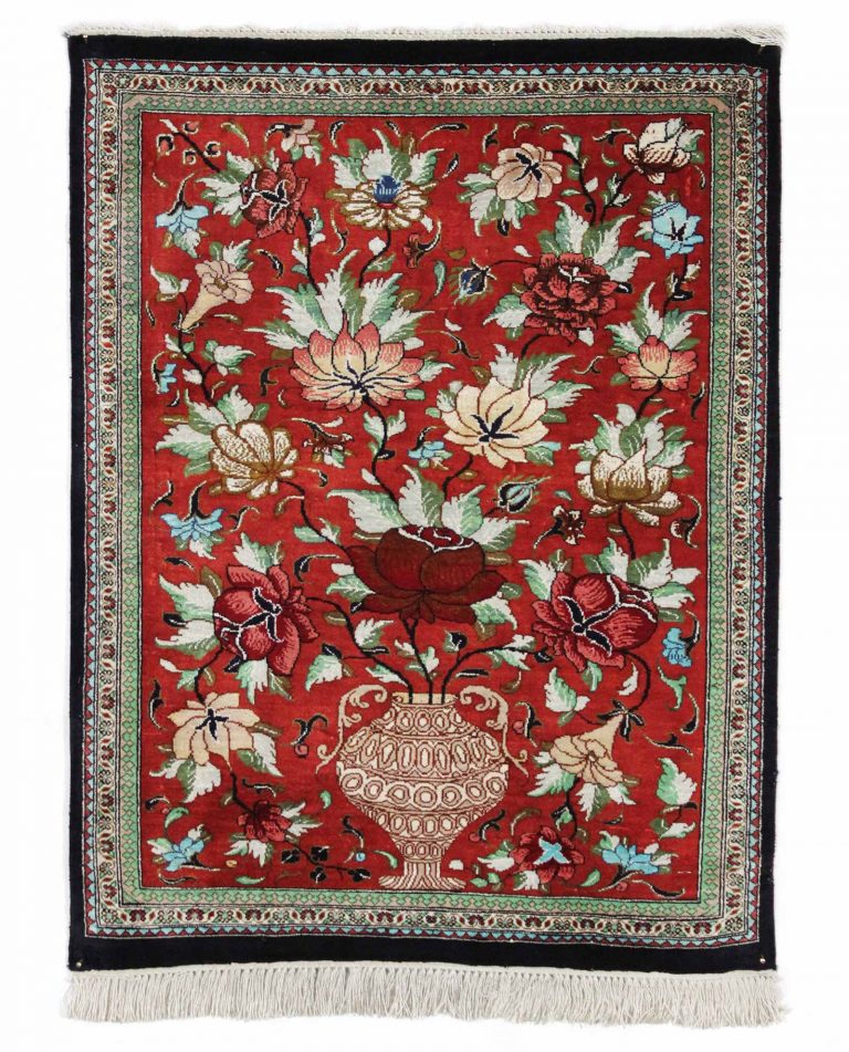 Persian rug Ghom silk 14619 | Iranian Carpet